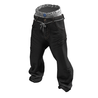 ardor*- string jeans (black) - Roblox