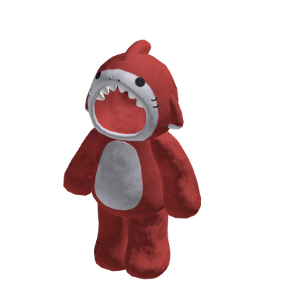 Onesie Hiu Mewah Lucu (Merah) - Roblox