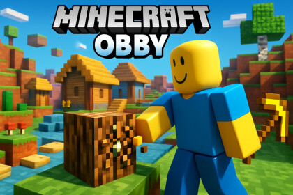 [NUEVO] Minecraft Obby 50 ETAPAS⛏ - Roblox