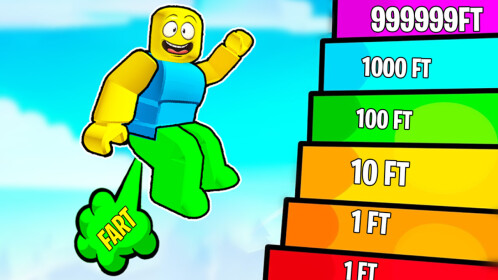 +1 Fart Jump Every Second - Roblox