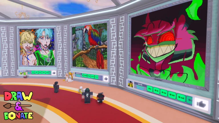 Dibuja y dona - Roblox