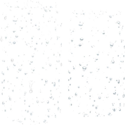 rain droplets filter transparent background effect
