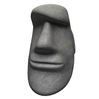 Mogging Moai Emoji Head - Roblox