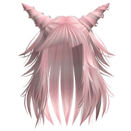 Emo Rockstar Horn Buns Rosa - Roblox