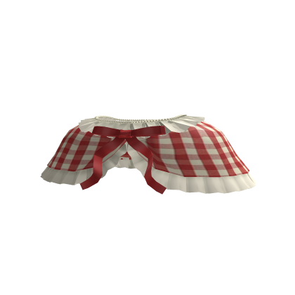 Selendang kotak-kotak merah Igari - Roblox