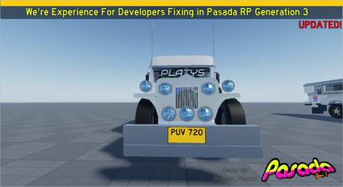 [CHRISTMAS EARLY UPDATE] Pasada RP (Generation 3) - Roblox