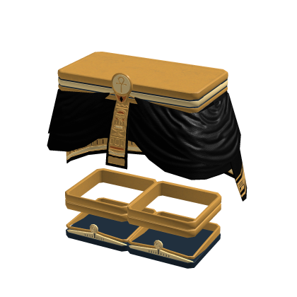 ♾️ Faraón egipcio negro oro Royal Kilt R15 - Roblox