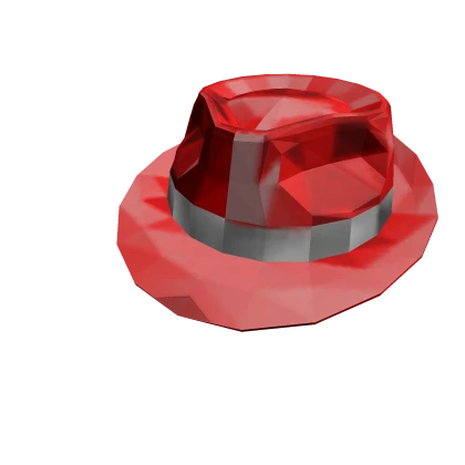 Red Sparkle Time Fedora | Roblox Item - Rolimon's