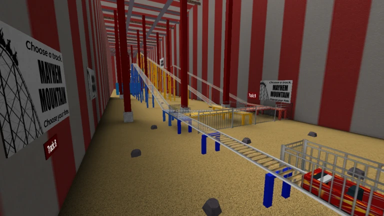 Montaña rusa de pasta de Mayhem Mountain: espeluznante - Roblox