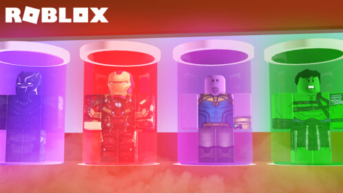 4 لاعبين Superhero Tycoon - Roblox