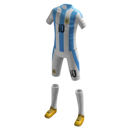 ⚽ Messi - Argentina 2022 Kit de fútbol/soccer - Roblox