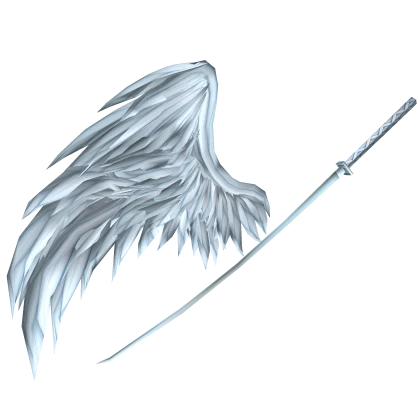 Pure Light Pastel Blue Ghoul Wing & Katana | Roblox Item - Rolimon's