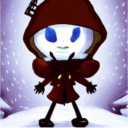 Snowdin From Undertale