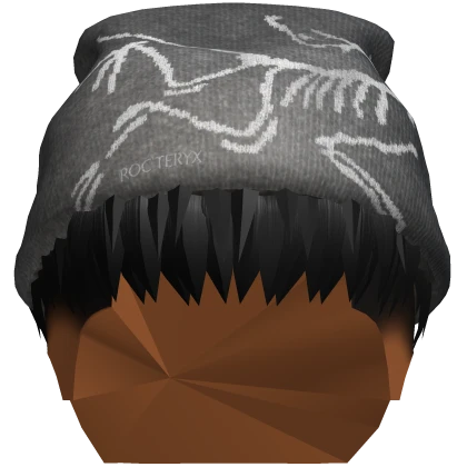 Textured Fringe w/ Gray Roc'Teryx Beanie | Roblox Item - Rolimon's