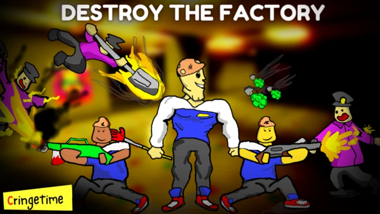 장난 꾸러기 놀이 시간: 공장을 파괴 - Roblox