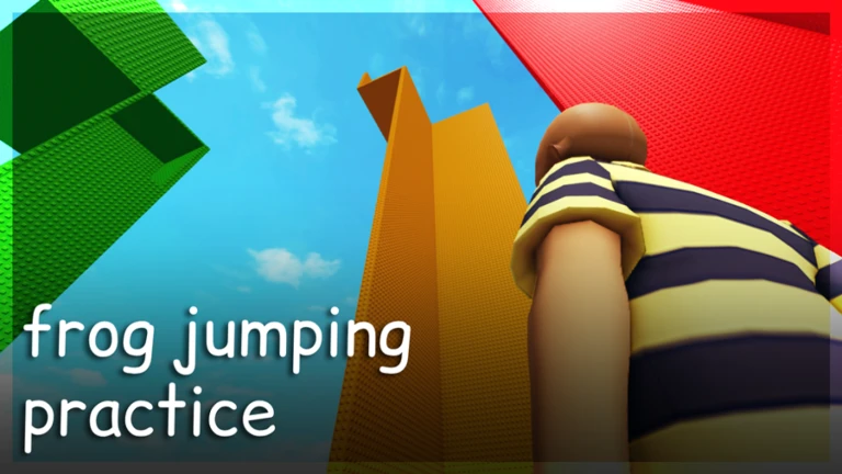 frog jump practice [100K!] - Roblox