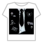 Black Suit With Tie - Roblox
