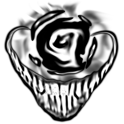Colorable Scary Face Entity 7