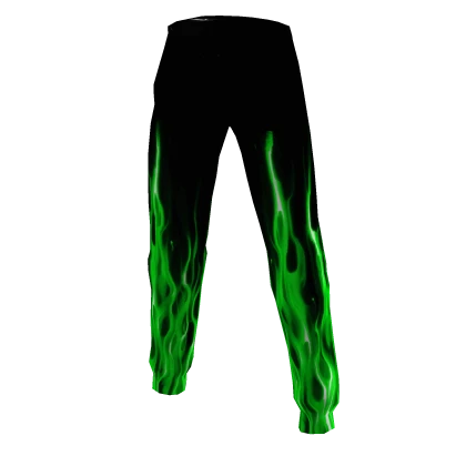 Green Flames Pants | Roblox Item - Rolimon's