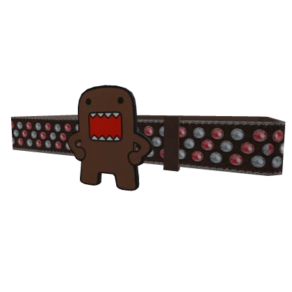 Domo Kun Shiny Brown Rhinestone Belt [1.0] | Roblox Item - Rolimon's