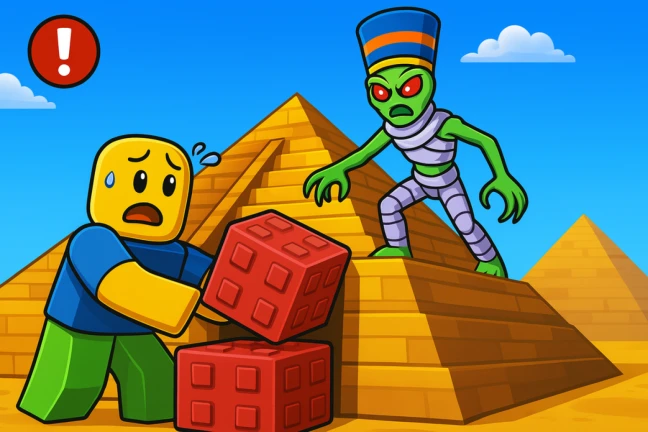 Build The Pyramid Together! - Roblox