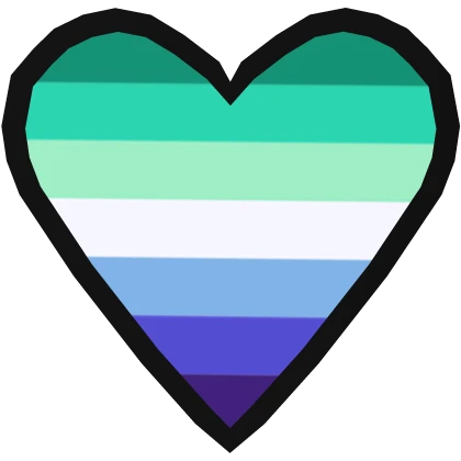 *GLOWING* Pride Heart Pin Patch | Roblox Item - Rolimon's