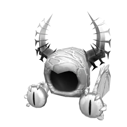 White Horned Dragon Hood | Roblox Item - Rolimon's