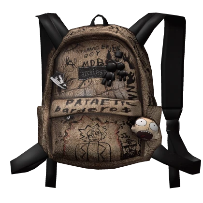 scribbled on cartoon backpack (1.0) | Roblox Item - Rolimon's