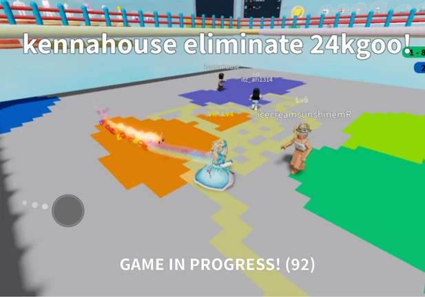 Carrera de colores - Roblox