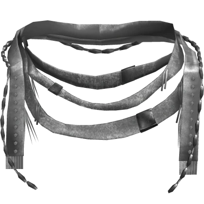 White Gothic Punk Neck Scarves | Roblox Item - Rolimon's