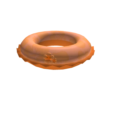 Orange Tropical Hibiscus Pool Float | Roblox Item - Rolimon's