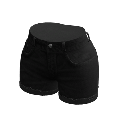 Shorts Emo Jean Preto Rasgado - Roblox