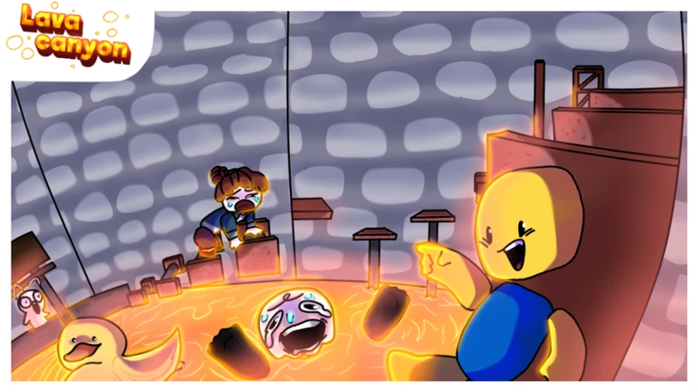 Lava Canyon Obby - Roblox