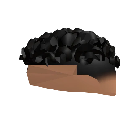 Curly Undercut Mid fade Black Hair | Roblox Item - Rolimon's