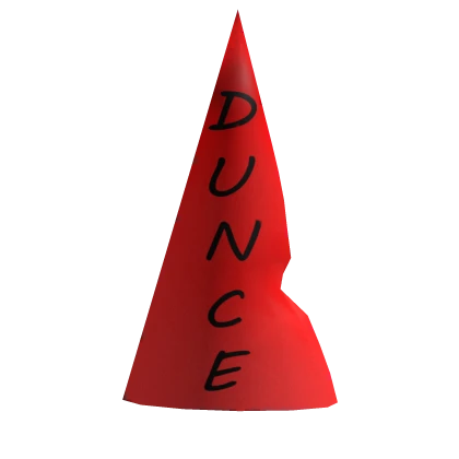 Red Bad Sport Dunce | Roblox Item - Rolimon's