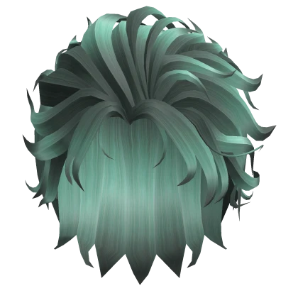 Messy Samurai Hair (Blue) | Roblox Item - Rolimon's