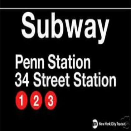 Subway sign a