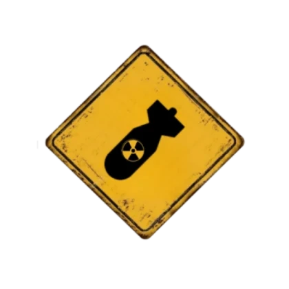 nuclear bomb sign