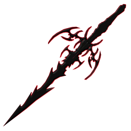 Neon Red Cartoony Sword | Roblox Item - Rolimon's