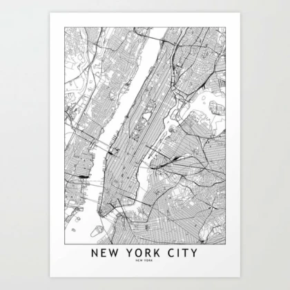 [bw] NYC map