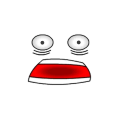 Scared Screaming face