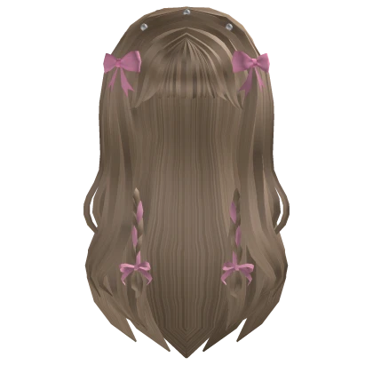 Cute Kawaii Blonde Hair With Ribbons | Roblox Item - Rolimon's