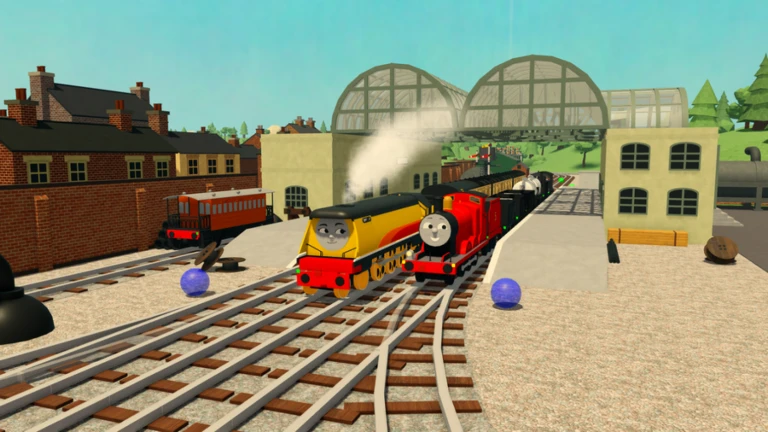 Tren azul con amigos: ¡Únete a Thomas! - Roblox