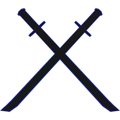 Cartoony Cheap Blue Swords | Roblox Item - Rolimon's