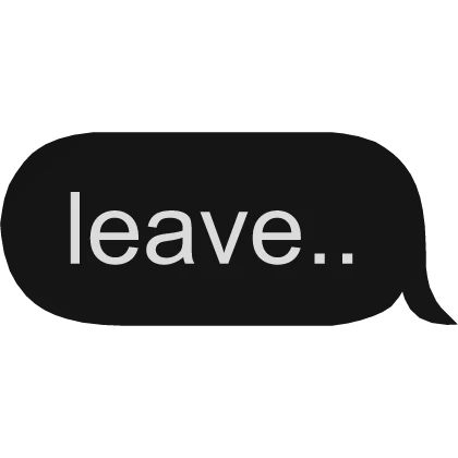 leave | Roblox Item - Rolimon's