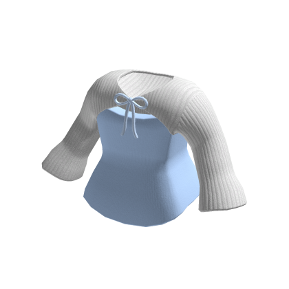 Mini robe mignonne en boléro (bleu) - Roblox