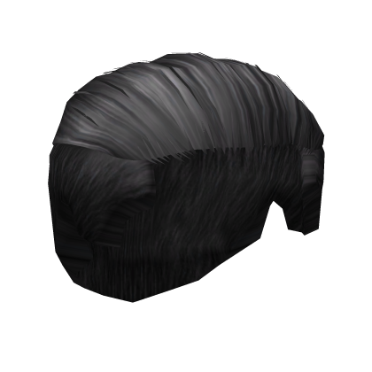 Garis Rambut Realistis Rambut Hitam Tergeser - Roblox