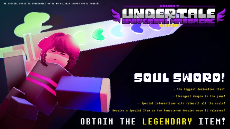 [จบเกม] Undertale: Universal Massacre - Roblox