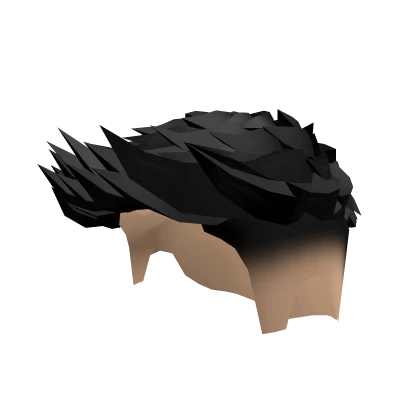 Swept Burst Fade Hair Black | Roblox Item - Rolimon's