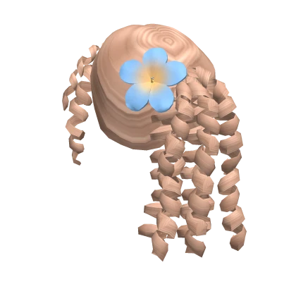 Cabello rubio rizado verano - Roblox